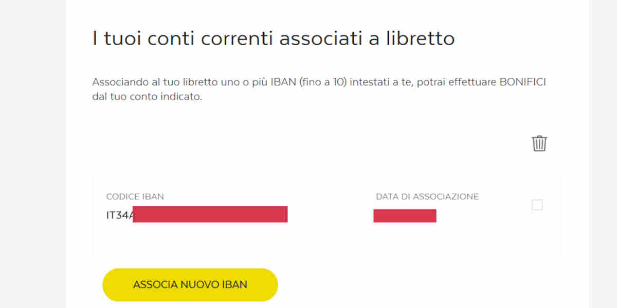 Libretto di risparmio con IBAN – Lo sportello del cittadino